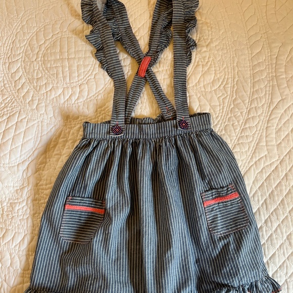 Matilda Jane | Other | Matilda Jane Black And White Striped Overalls ...